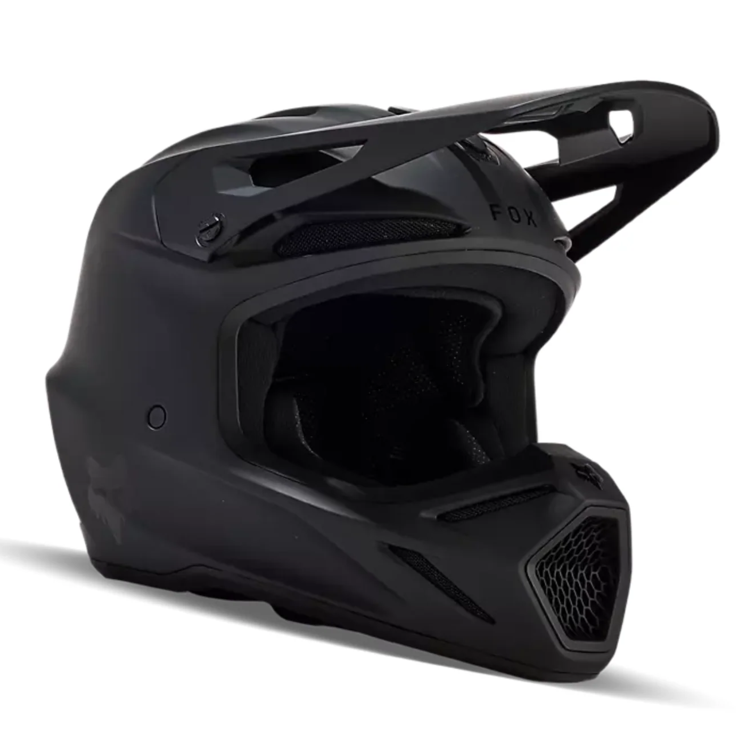 FOX MOTOCROSS FULL FACE YTH V3 SOLID HELMET-Enjoy 25% Discount-Limited ...